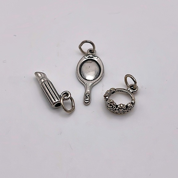 Jewelry | 925 Sterling Silver Diva Charms Set Of 3 | Poshmark